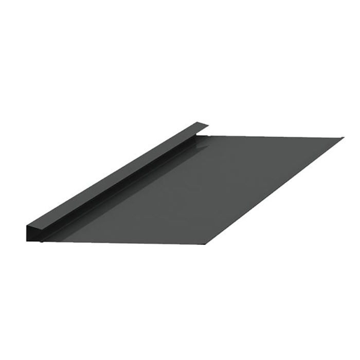 Slate Dry Valley Trim Alu. 18mm Black 3m C07 | Telfords