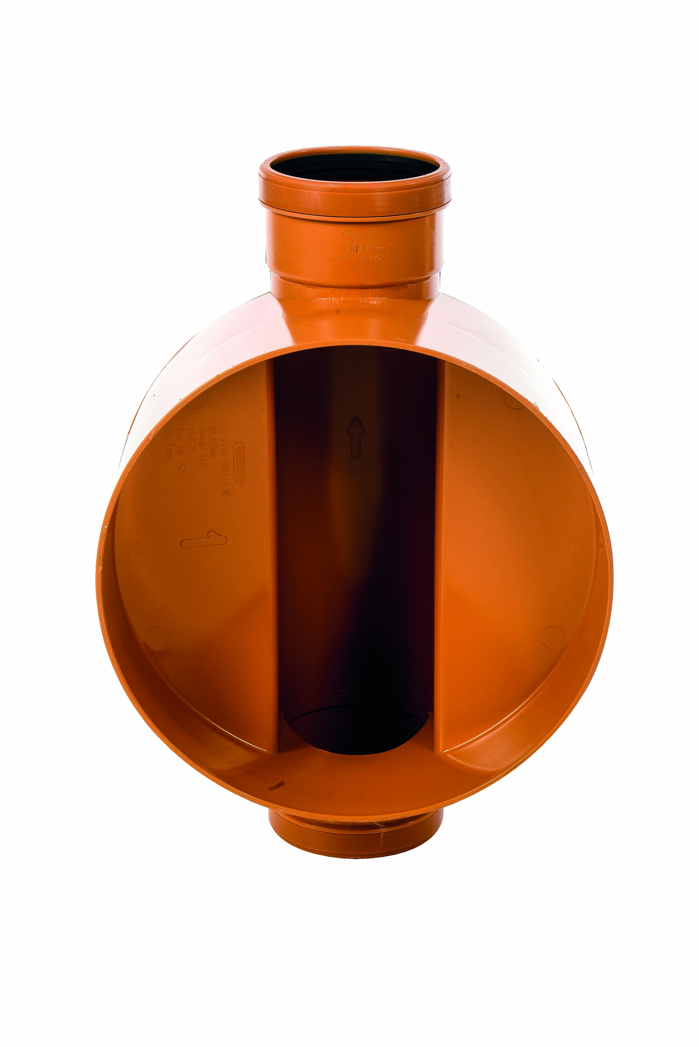 Wavin Sewer 110mm WAJ No.1 Straight Through | Telfords