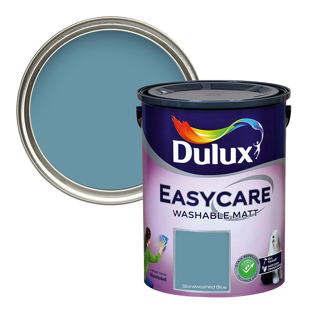 Dulux Easycare Stonewashed Blue 5l | Telfords