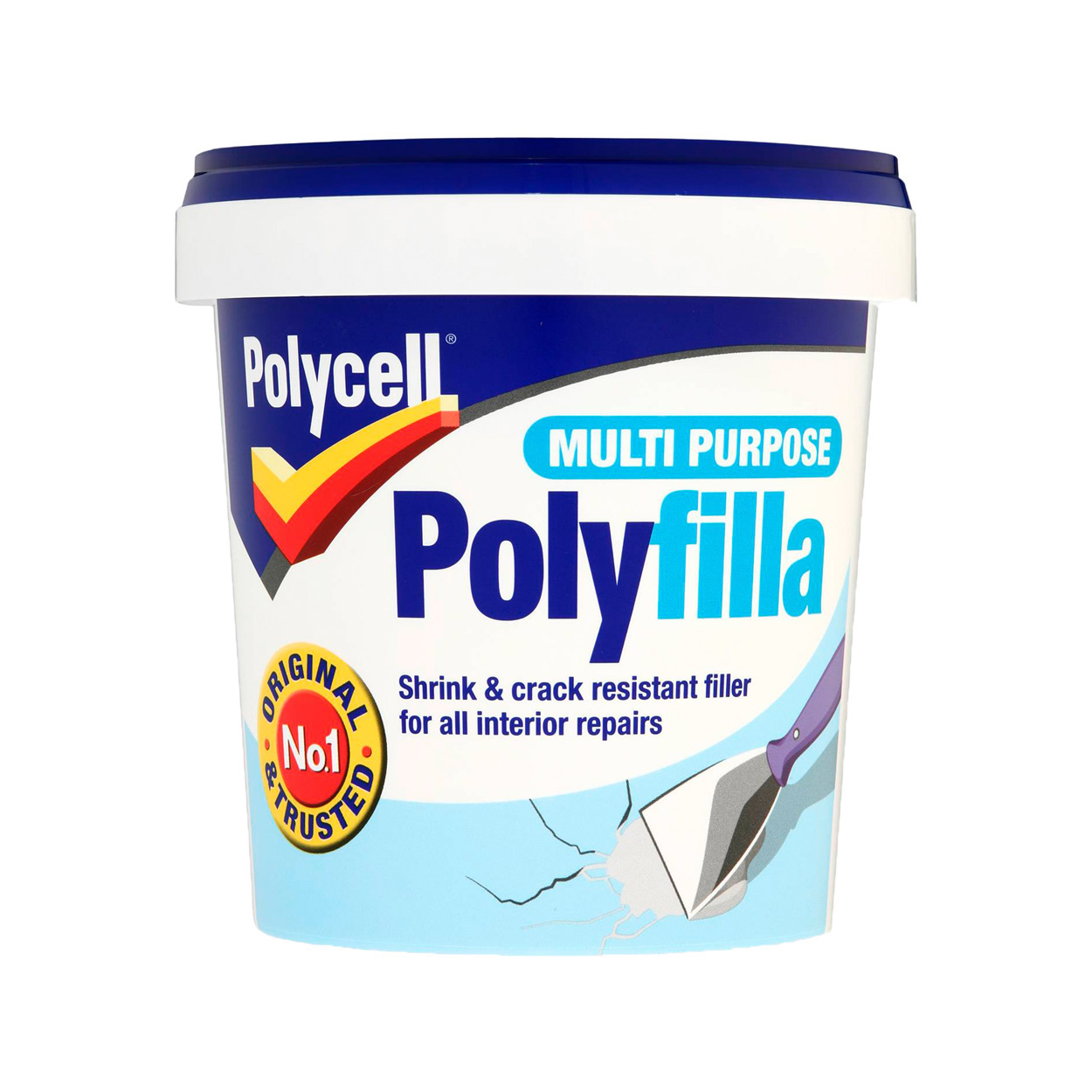 Polycell Multi Purpose Polyfilla Ready Mixed 1kg | Telfords