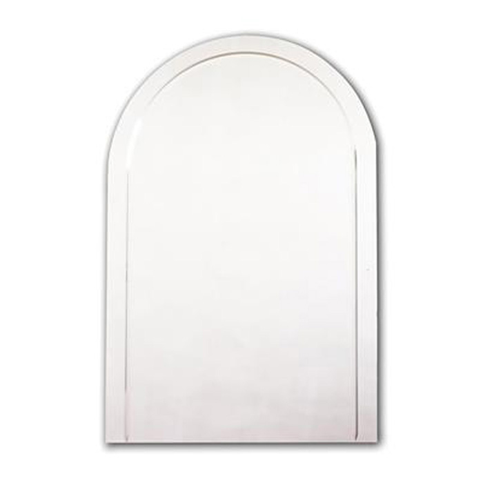 Tema Siena V-Cut Mirror 55 x 40cm Arch Beveled | Telfords