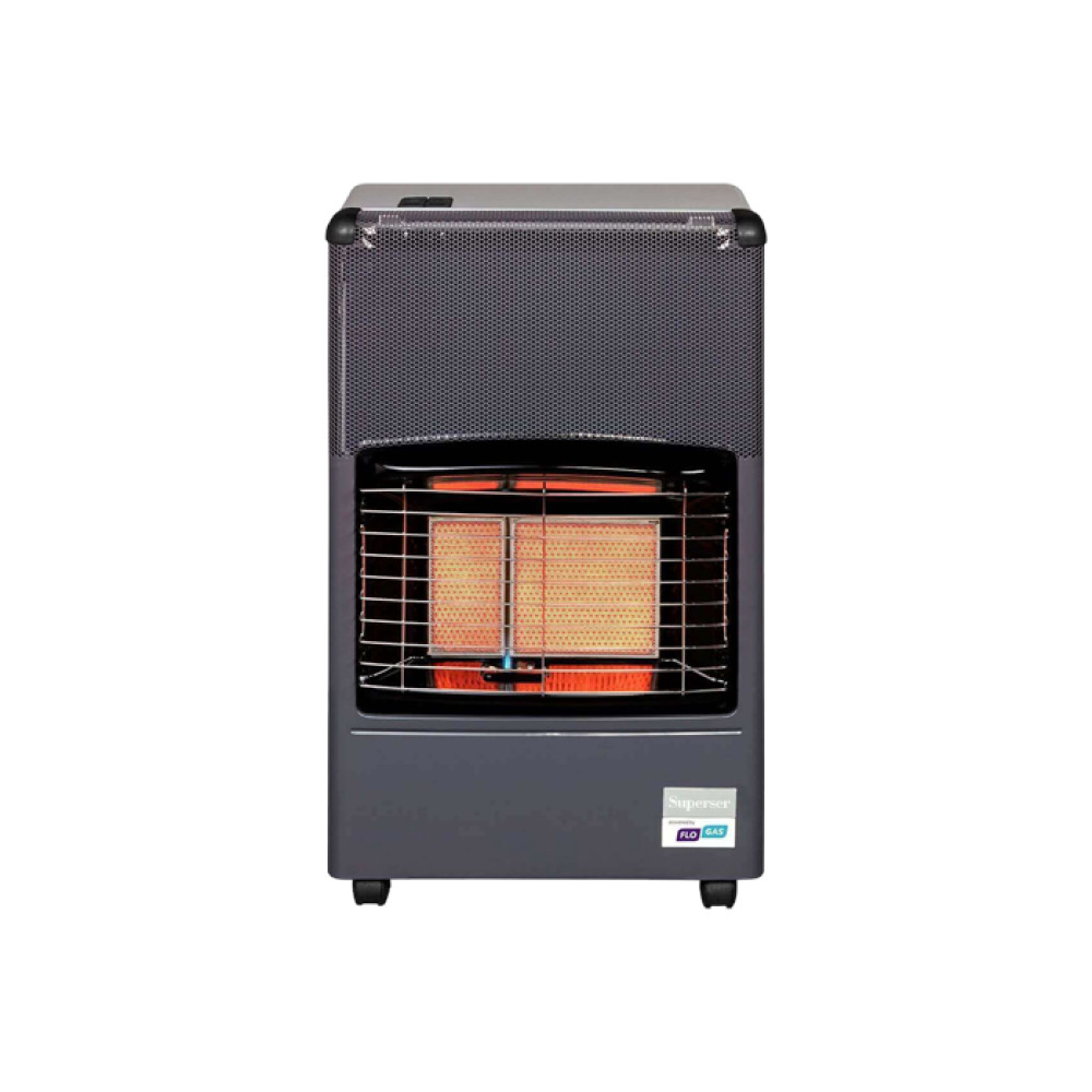 Superser Portable Gas Heater - Grey | GHF150 | Telfords