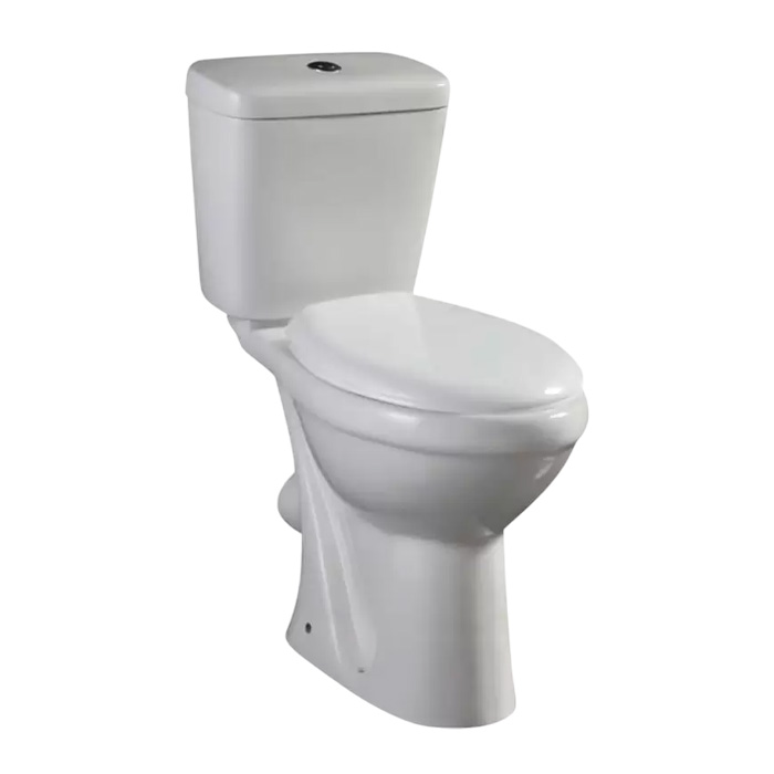 Georgia Standard Pan, Cistern & Seat - White | CGEOSTDPK | Telfords