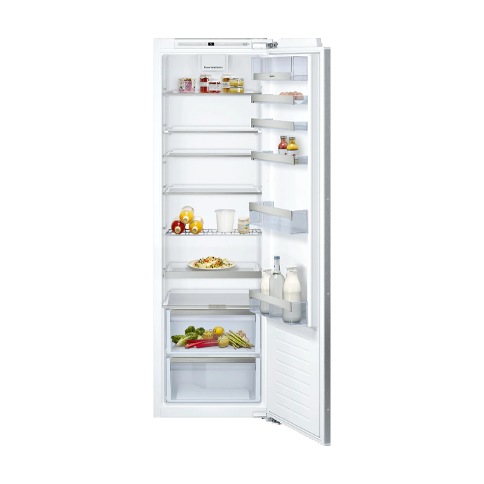 Neff N 70 Integrated Tall Fixed Hinge Fridge Freezer - White ...