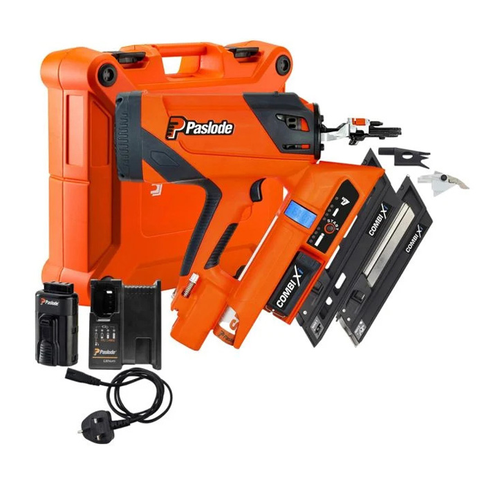 Paslode Combi Xi Cordless Framing Nailer Kit with 2 x Magazines ...