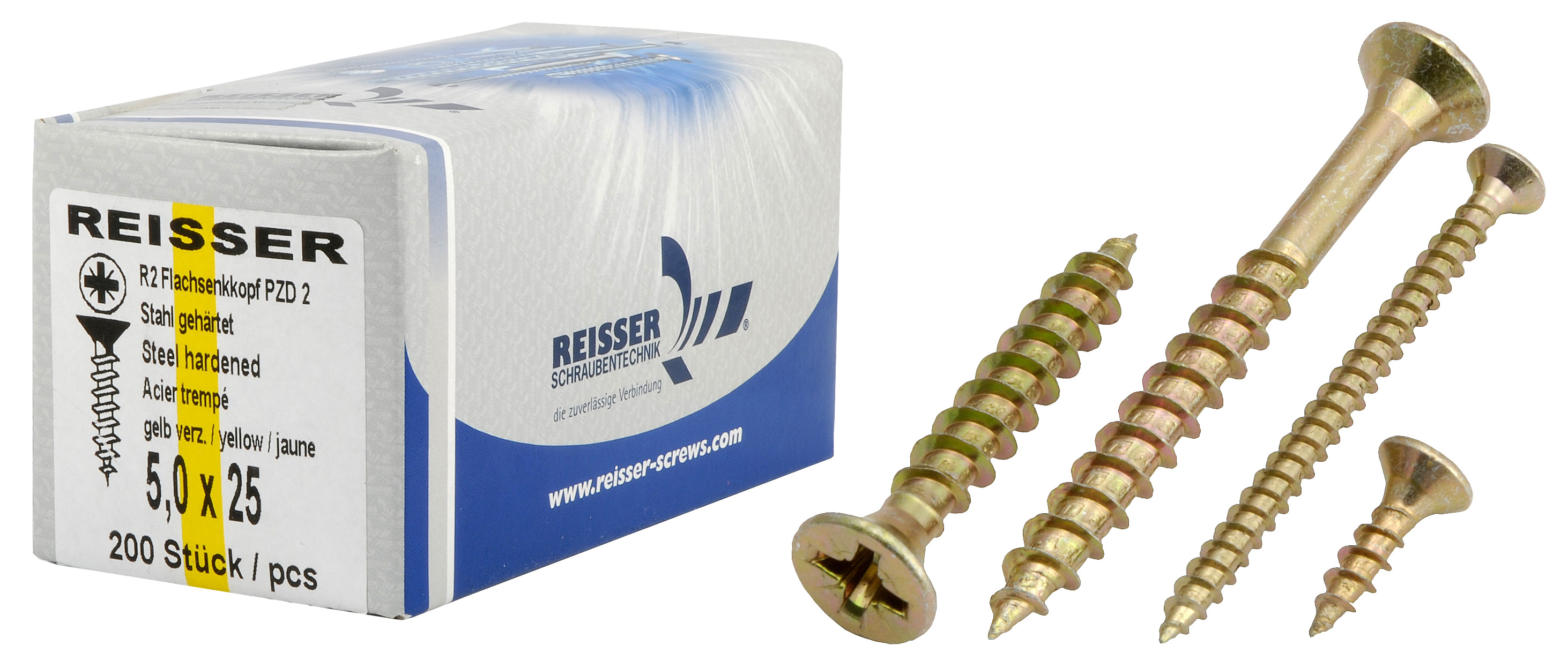 5mm x 70mm R2 Cutter Yellow W/Screws 200/box | Telfords