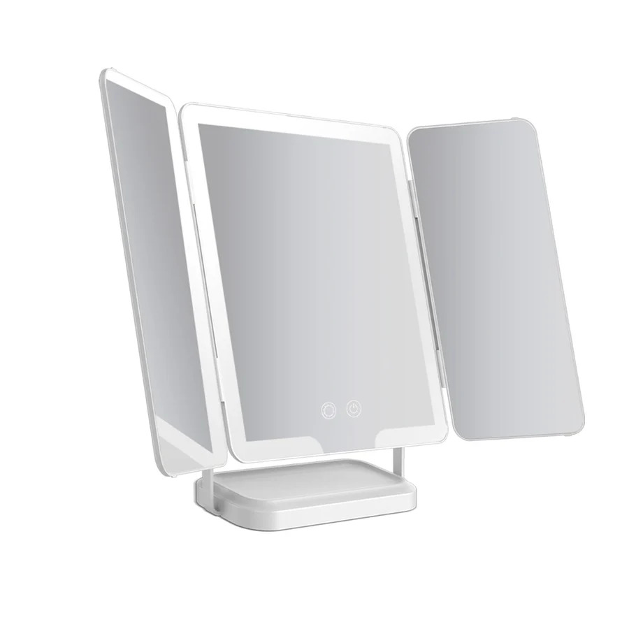 Tara Lane Hollywood Rechargeable Folding Portable Vanity Mirror ...